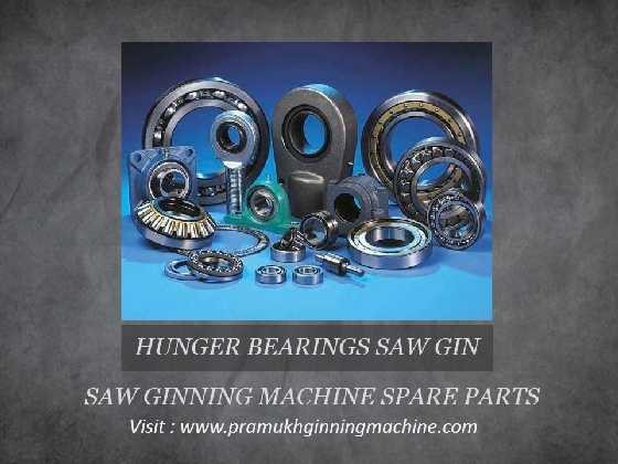 BEARINGS, PILLOW BLOCK, HUNGER BEARINGS : COTTON SAW GIN SPARE PARTS"